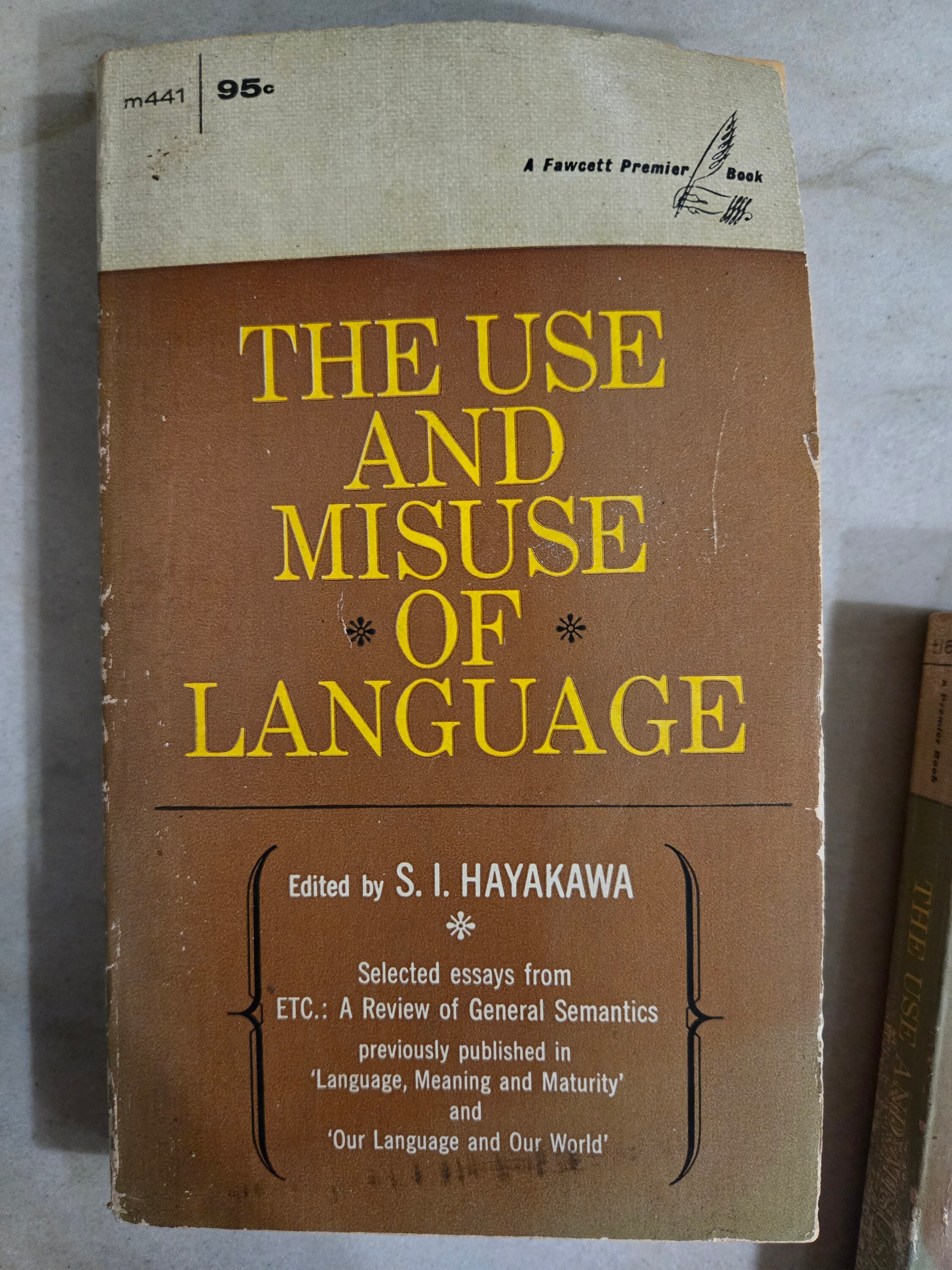 1962 the Use and Misuse of Language, Selected Essays From ECT: A Review ...