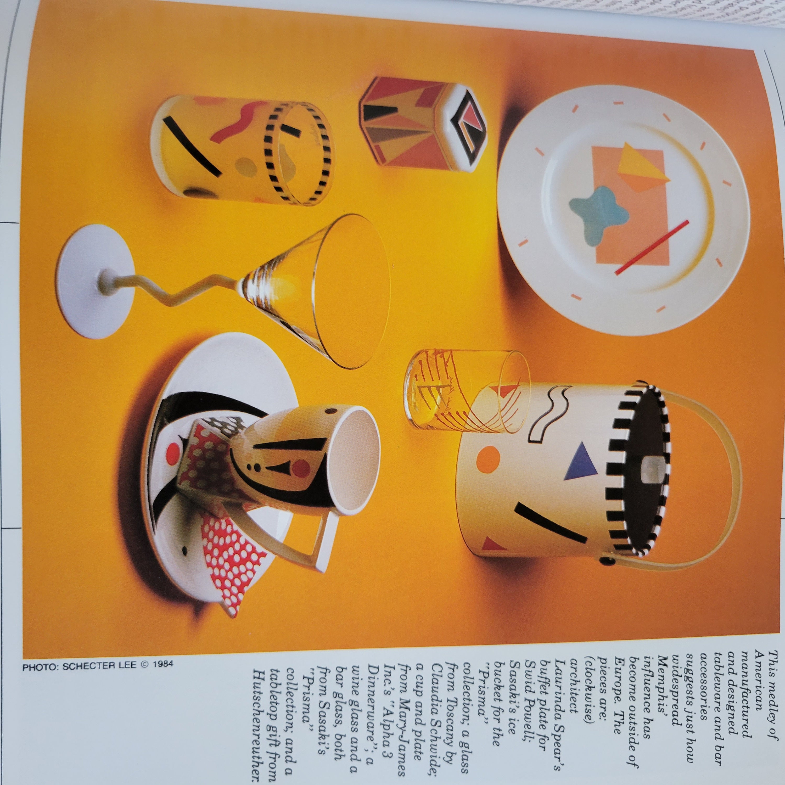 1986 Memphis Objects, Furniture & Patterns by Richard Horn - Etsy