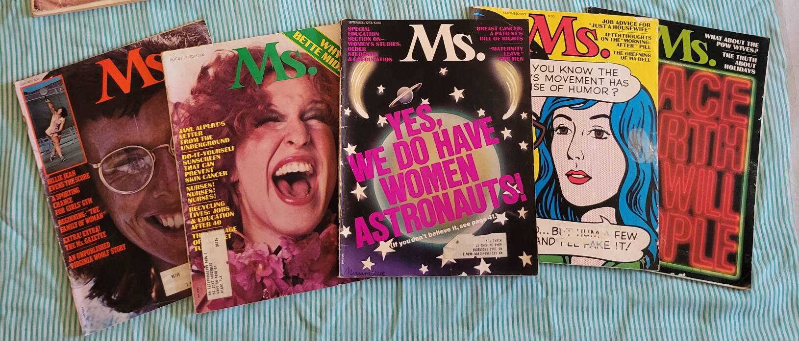 Vintage Ms. Magazine 1973-1975 - Etsy
