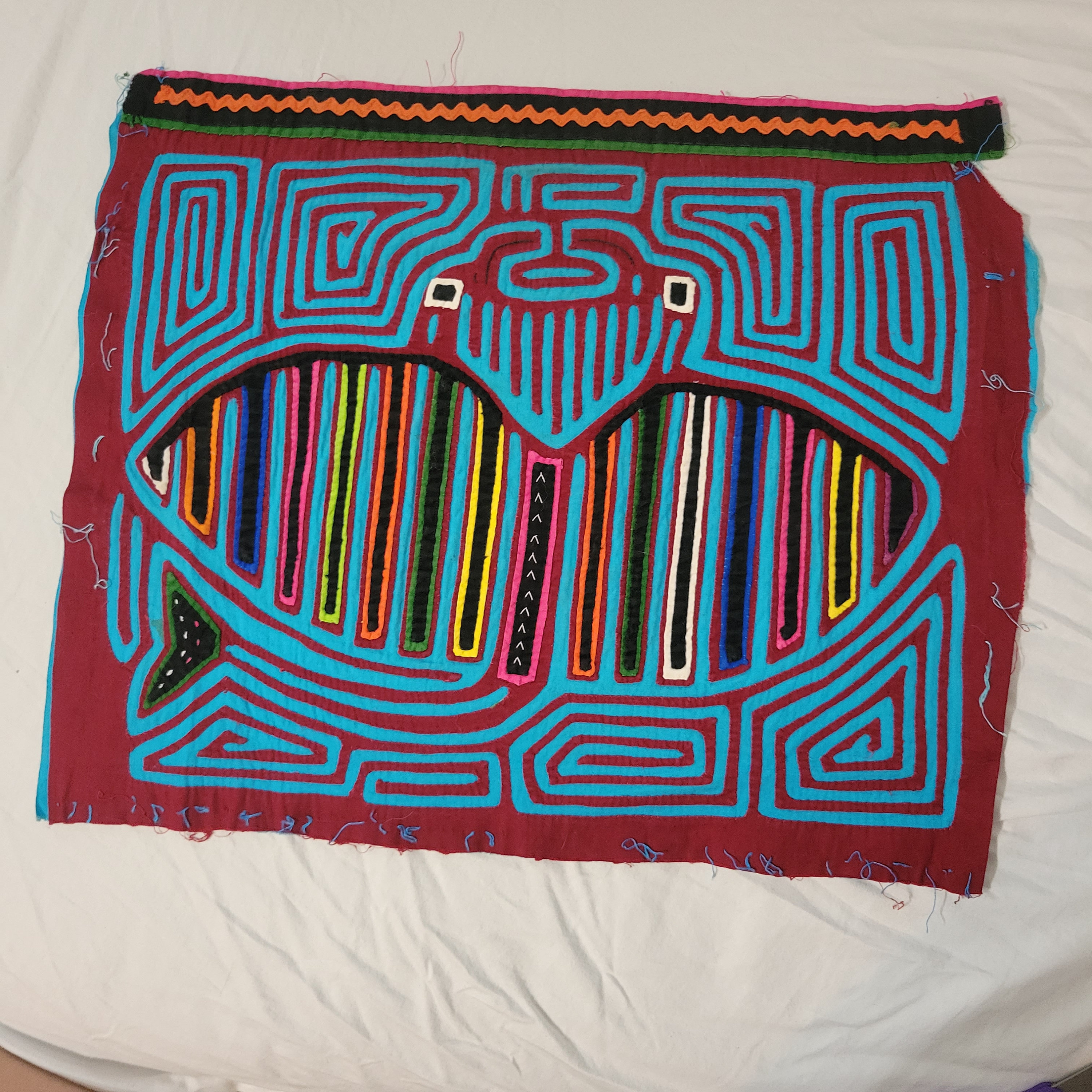 Vintage Manta Ray Mola 1970s or 1980s - Etsy