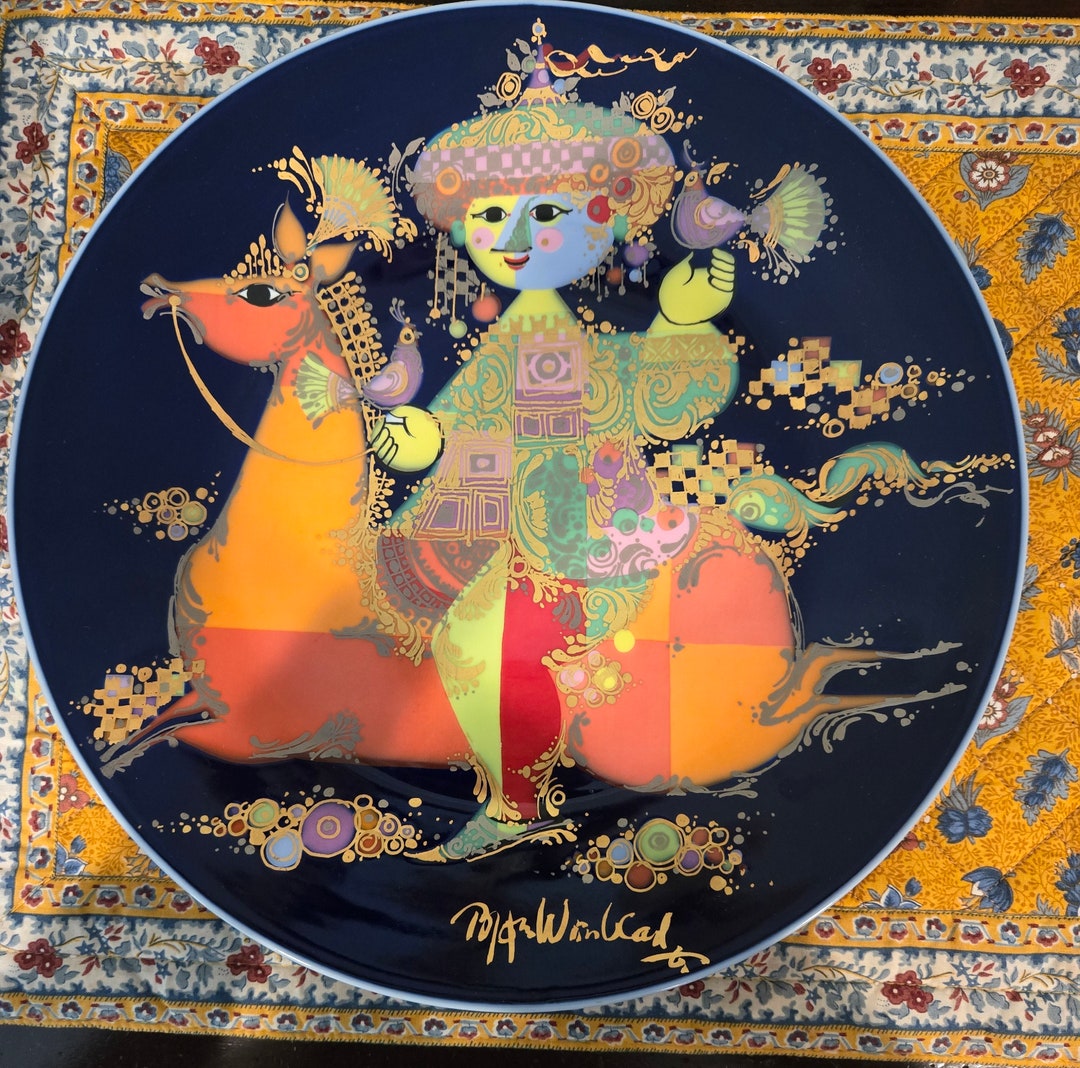 Bjorn WINBLAD Wiinblad Signed Plate Charger ROSENTHAL Studio Linie Art ...