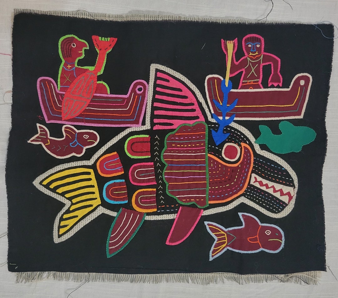 Vintage Wild Animal Mola 1970s or 1980s - Etsy