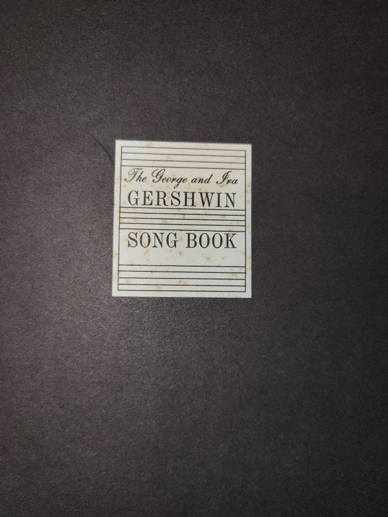 1960 Vintage the George and Ira Gershwin Song Book Illustrated by ...