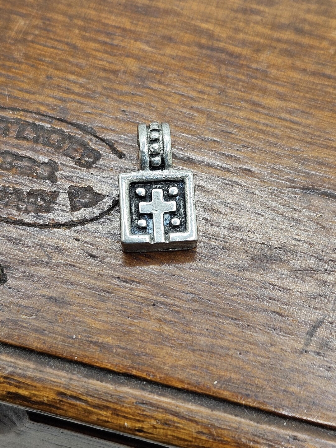 Petite Pewter Cross Pendant by BCD - Bob Siemon Design - Etsy