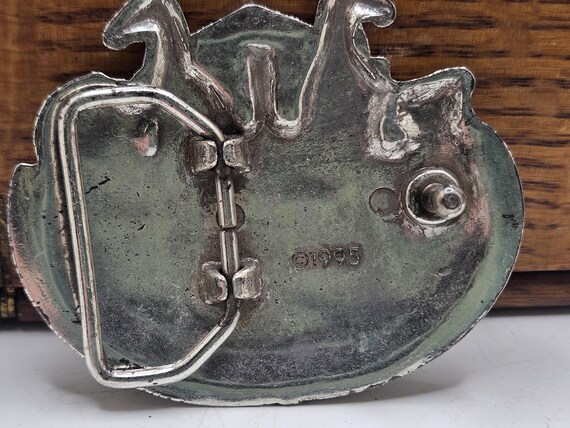 1995 Noah's Ark Silver-tone Belt Buckle - Gem