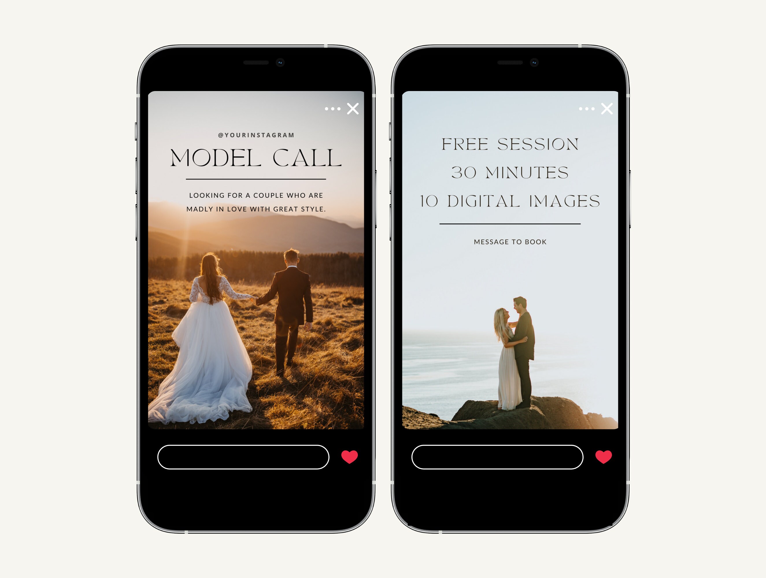 CANVA Model Call Instagram Template, CANVA Marketing Template ...