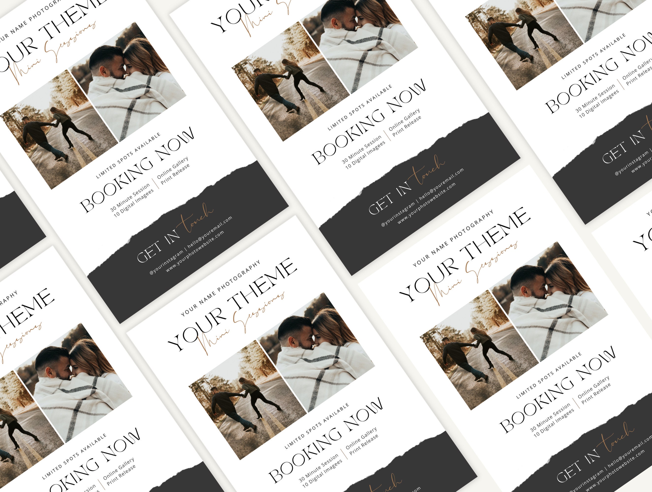 CANVA Mini Session Email Newsletter Photo Session Email - Etsy