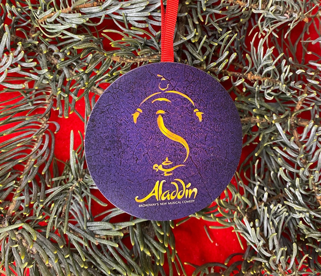 Aladdin Broadway Musical Christmas Tree Ornament Holiday Gift Exchange ...