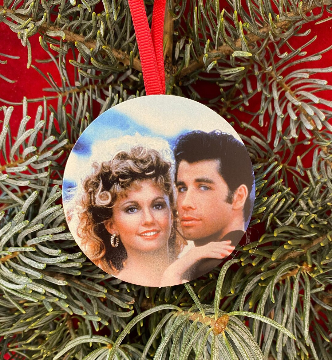 Grease John Travolta Olivia Newton John Broadway Musical Christmas Tree ...