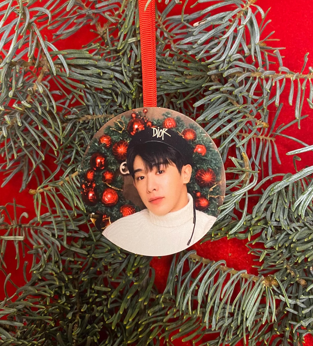 Wonho Monsta X K-pop Christmas Tree Holiday Ornament Gift Exchange Kpop ...