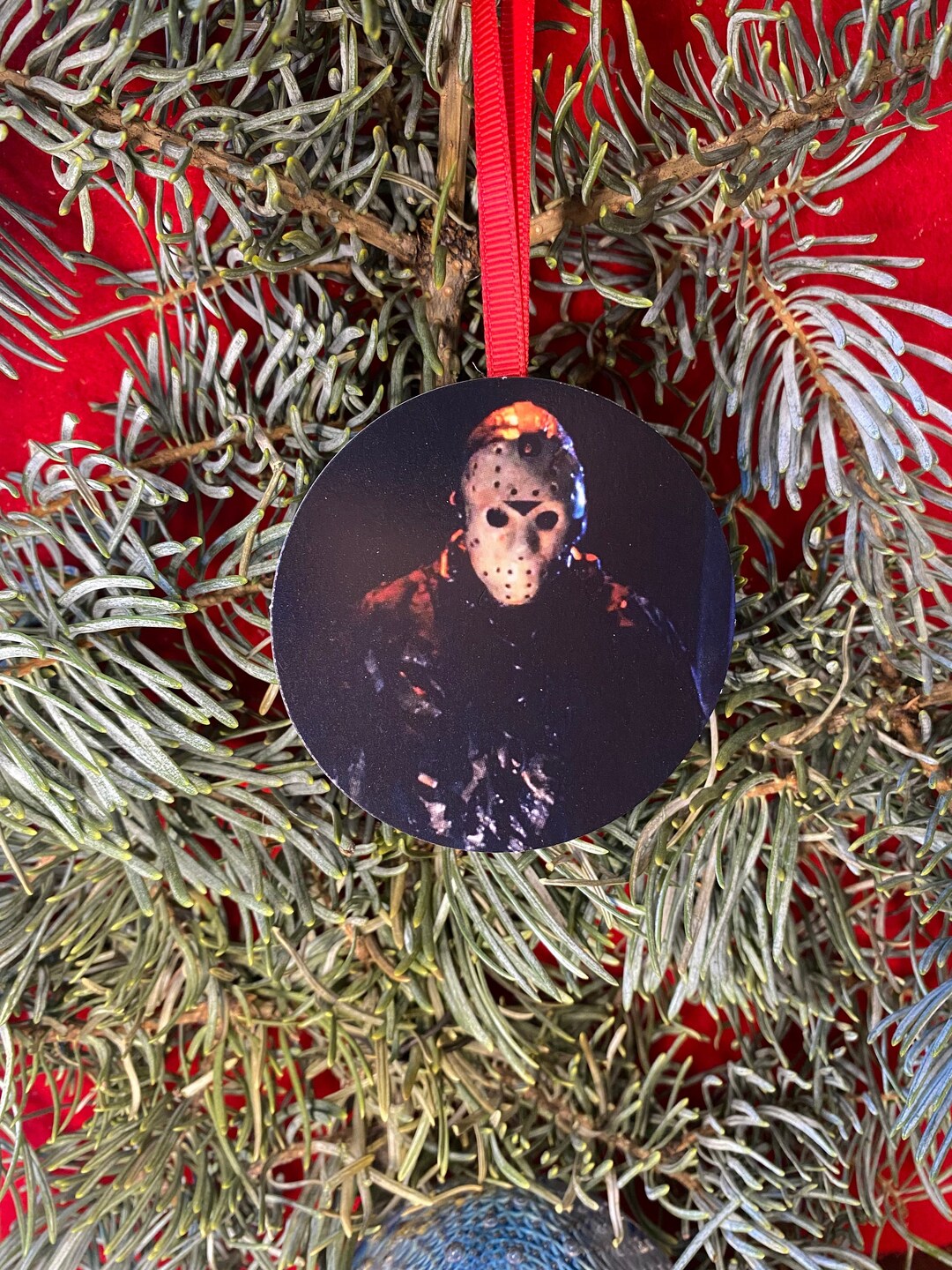 Jason Voorhees Friday the 13th Halloween Tree Ornament Holiday Gothic ...