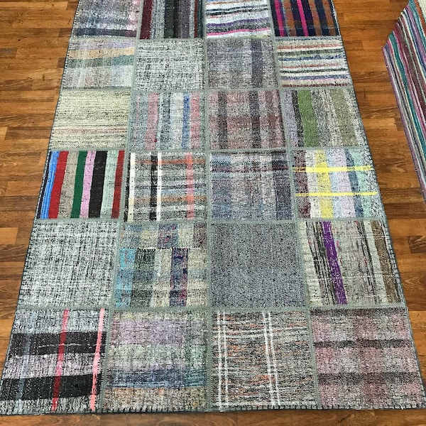 Rag Rug - Etsy