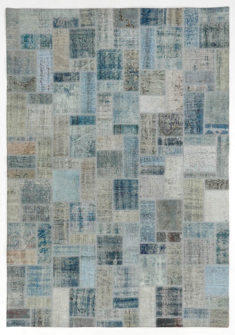 Turkish Patchwork Rug Medium Size | Etsy