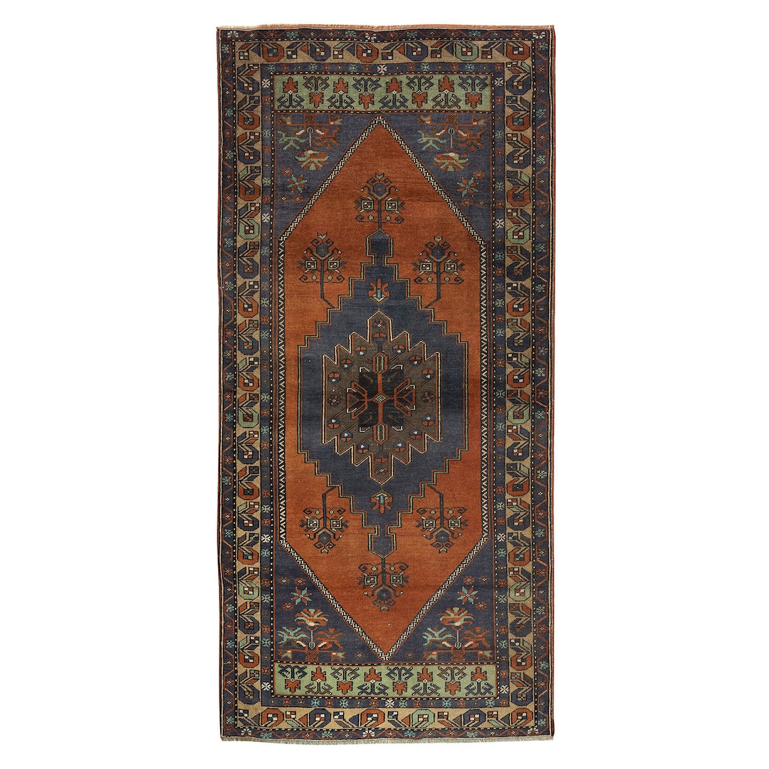 4x8.4 Feet Rustic Farmhouse Style Rug With Geometric Design - Etsy