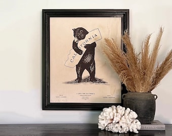 Framed I Love You California Banner 40 - Etsy