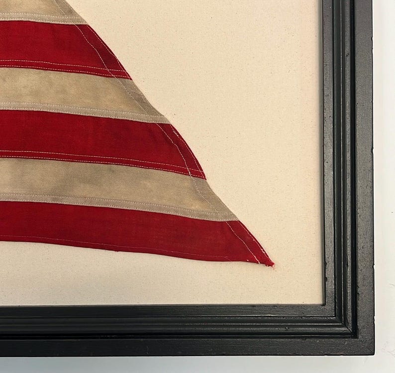 Framed Vintage 48 Star Swallowtail Flag - Etsy