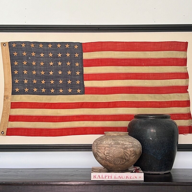 Framed American Flag - Etsy