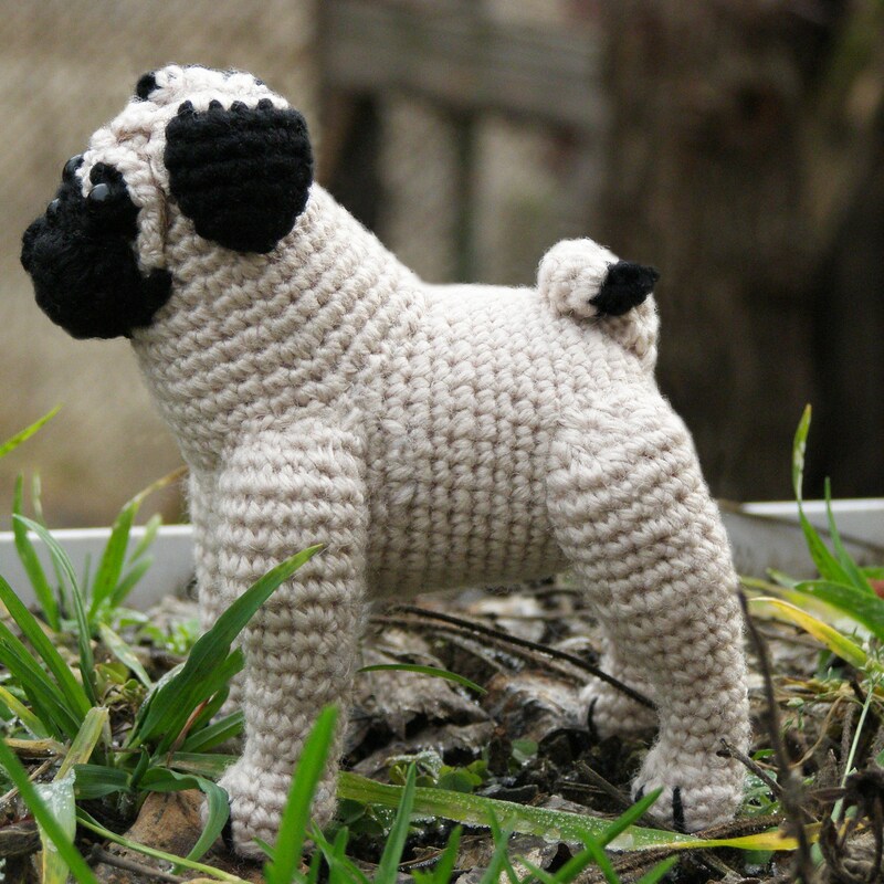 Crochet Pug - Etsy