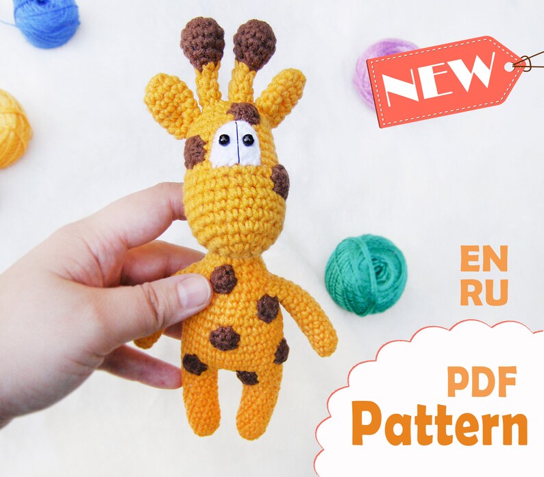 Baby Giraffe Pattern PDF EN/RU - Etsy