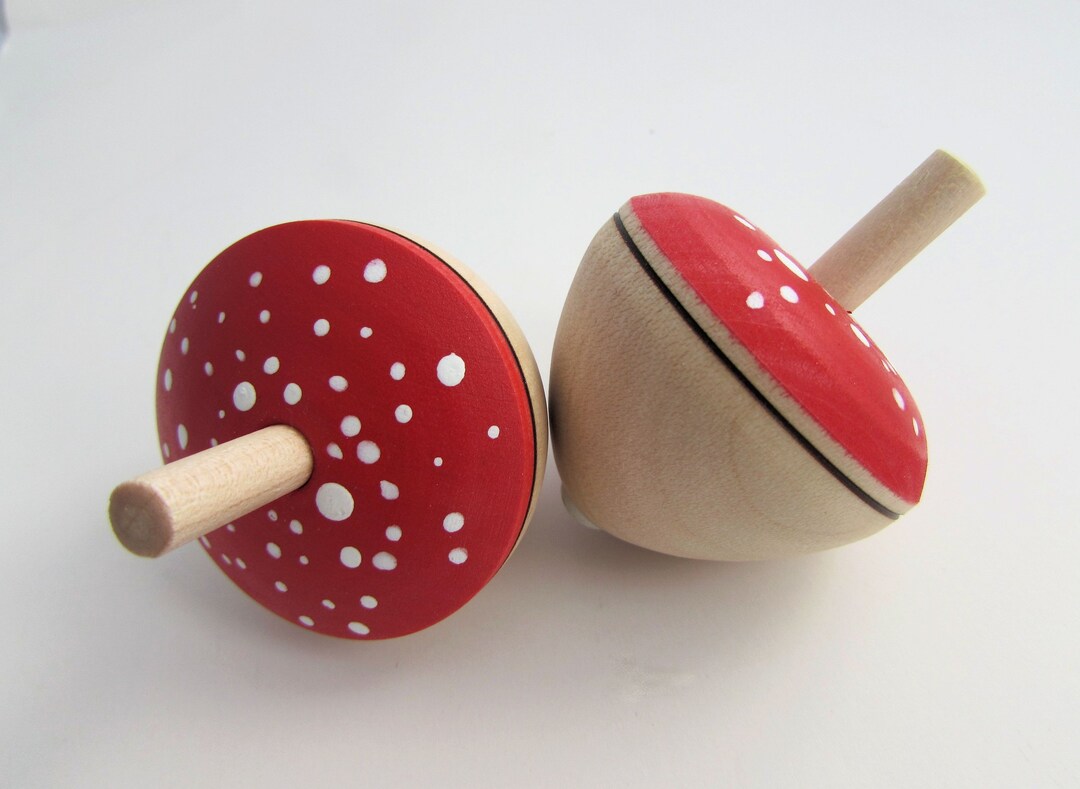 Children's Spinning Top / Spinning Top / Wooden Spinning Top / Finger ...
