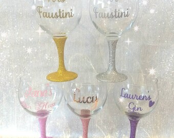 Gin glass decal | Etsy