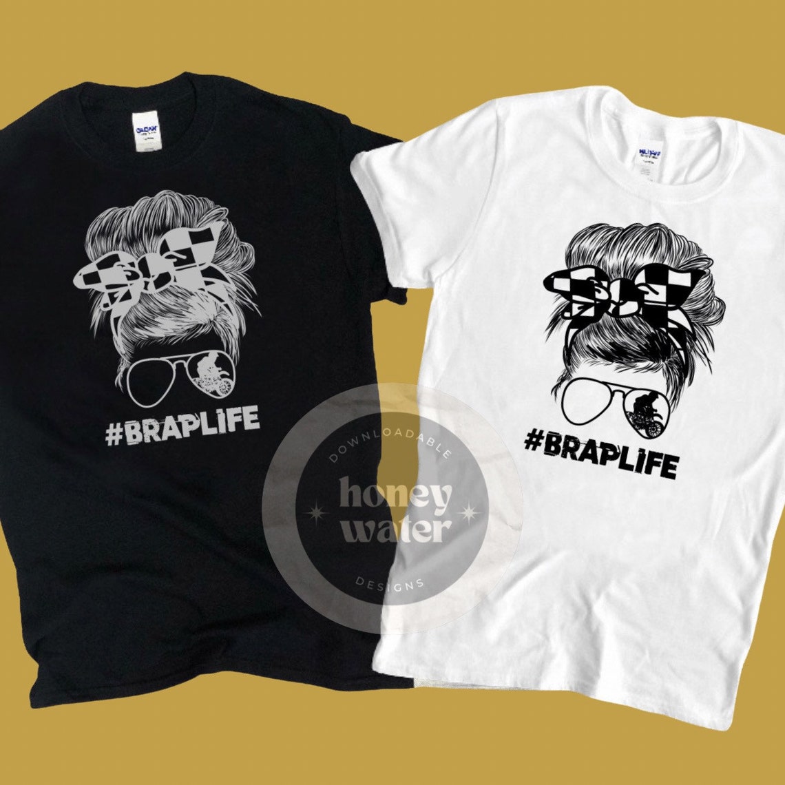 Brap Life Motocross Dirtbike Girl Digital Art Download PNG - Etsy