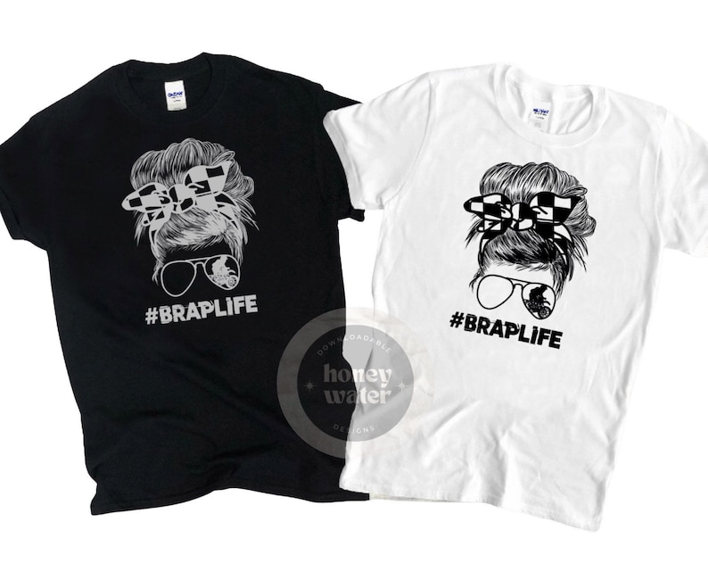 Brap Life Motocross Dirtbike Girl Digital Art Download PNG Sublimation Decal Sticker Screenprint ...