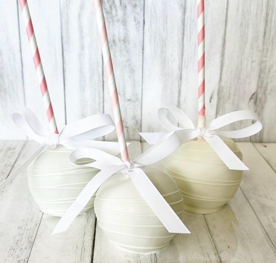 10 Chocolate Apples Chocolate Dipped Apples Candy Apples Baby Shower ...