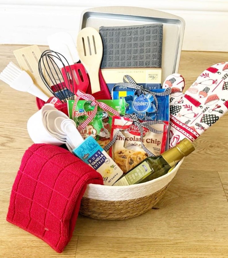 Kitchen Baking Gift Basket, Housewarming, Gift Basket, Cookie Mix Kit ...
