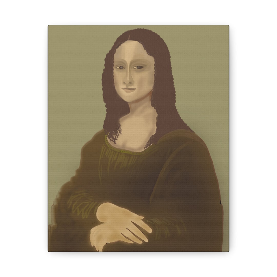 Mona Lisa Hand Drawn Digital Painting, Mona Lisa Hand Drawn Digital ...