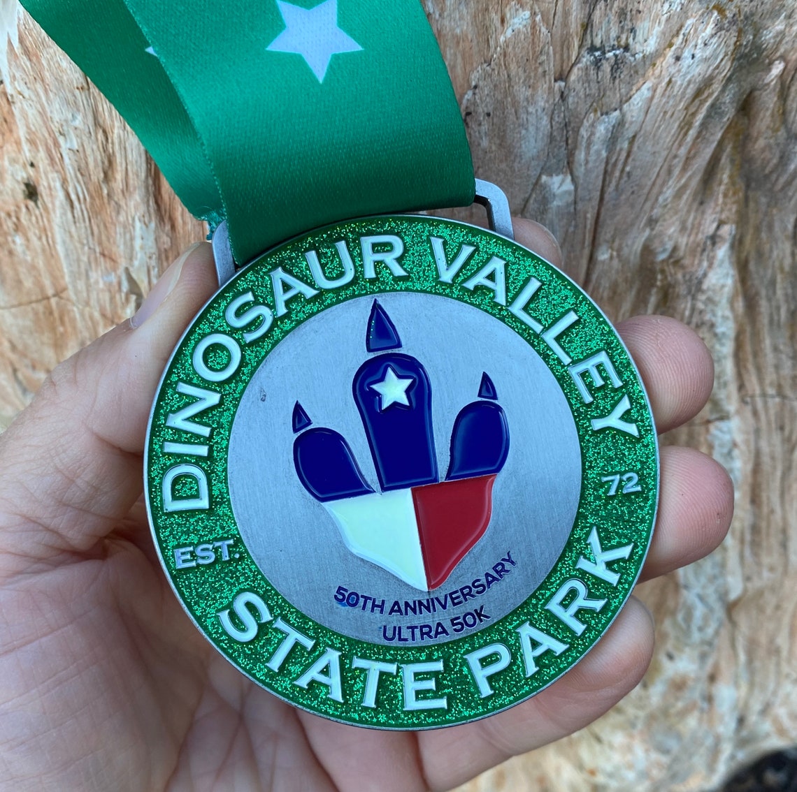 50k Ultra Virtual Run Medal 50th Anniversary Limited Edition Dinosaur ...