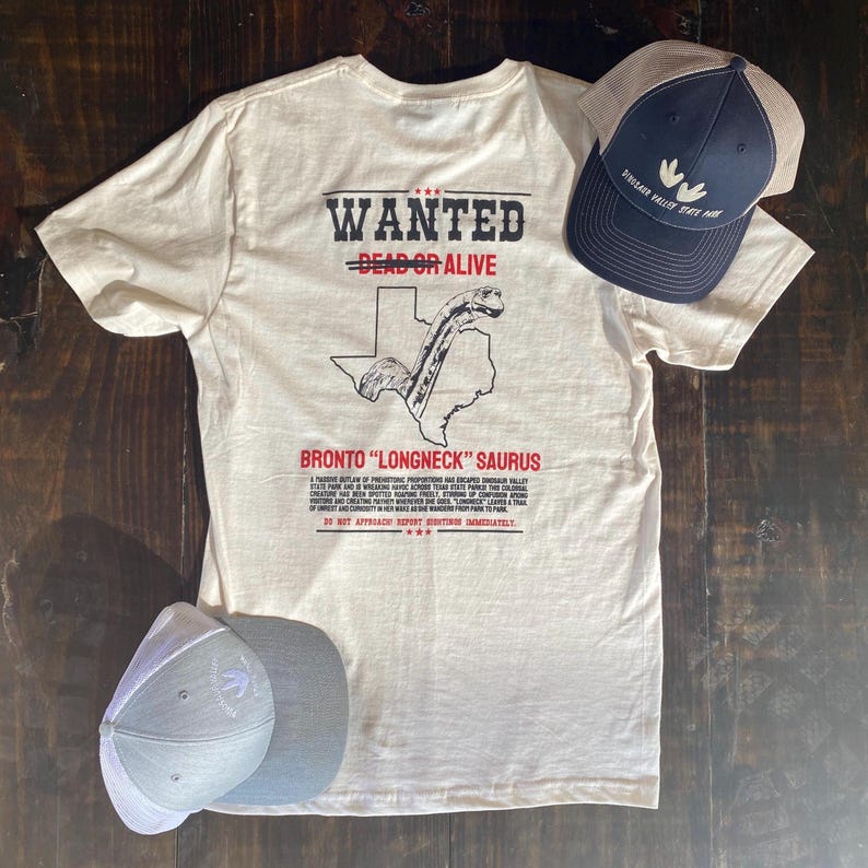 Where is Bronto Dinosaur Valley State Park Shirt - Sand Color Soft ...