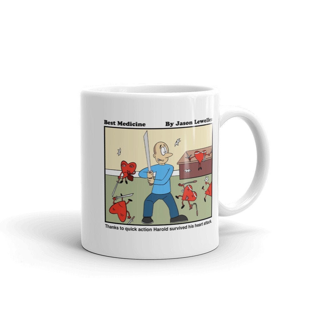 Heart Attack Survivor Funny Get Well Gift Mug - Etsy