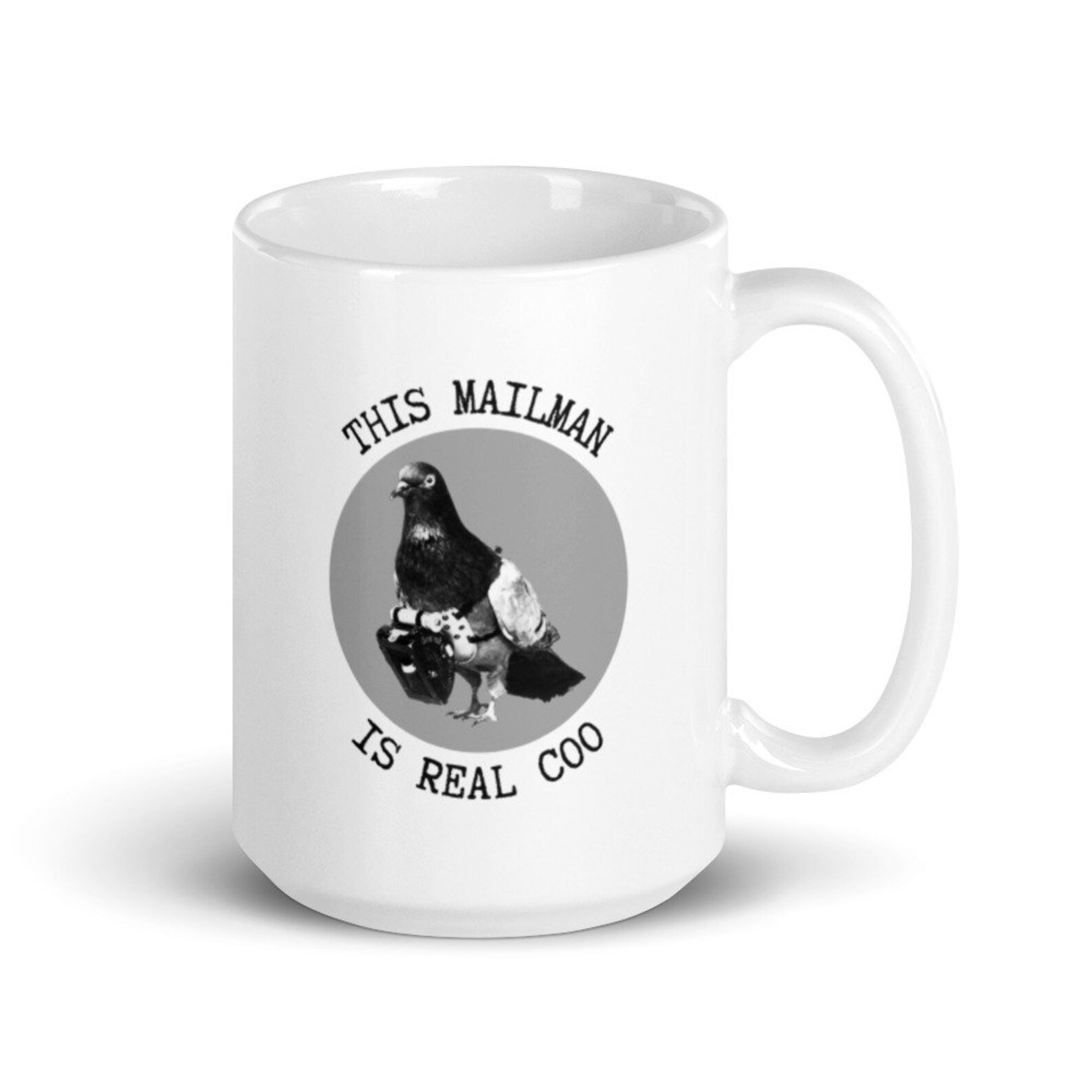 Mailman Postman Gift Coffee Mug Carrier Pigeon real Coo - Etsy UK