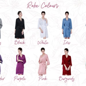 Mint Green Personalised Robe, Aqua Bridal Party Robes, Bridesmaid ...