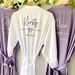Lavender Personalised Robe, Bridal Party Robes, Bridesmaid Dressing ...