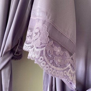 Lavender Personalised Robe, Bridal Party Robes, Bridesmaid Dressing ...