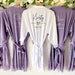 Lavender Personalised Robe, Bridal Party Robes, Bridesmaid Dressing ...