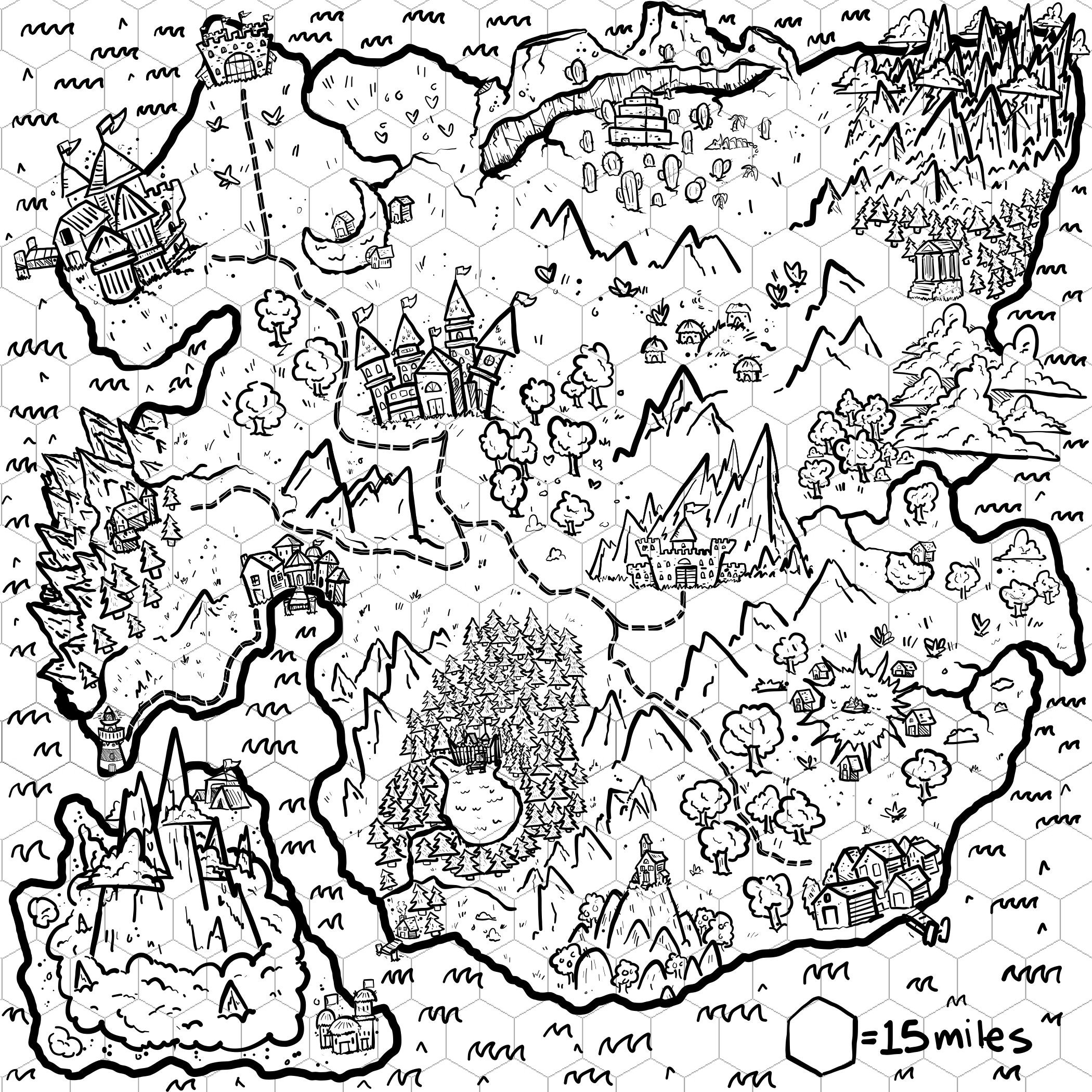 Mapas de fantasía personalizados | Etsy