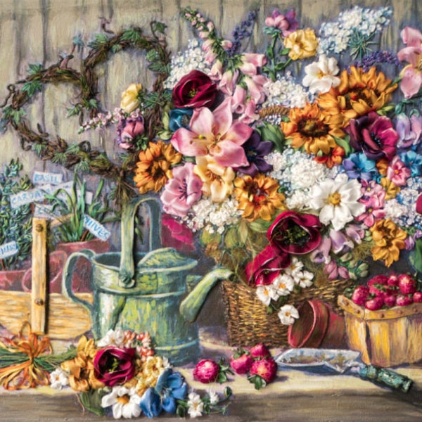 Silk Ribbon Flowers - Etsy