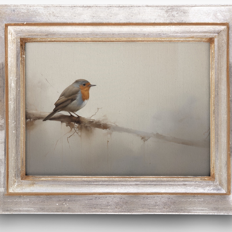 Robin Painting - Etsy