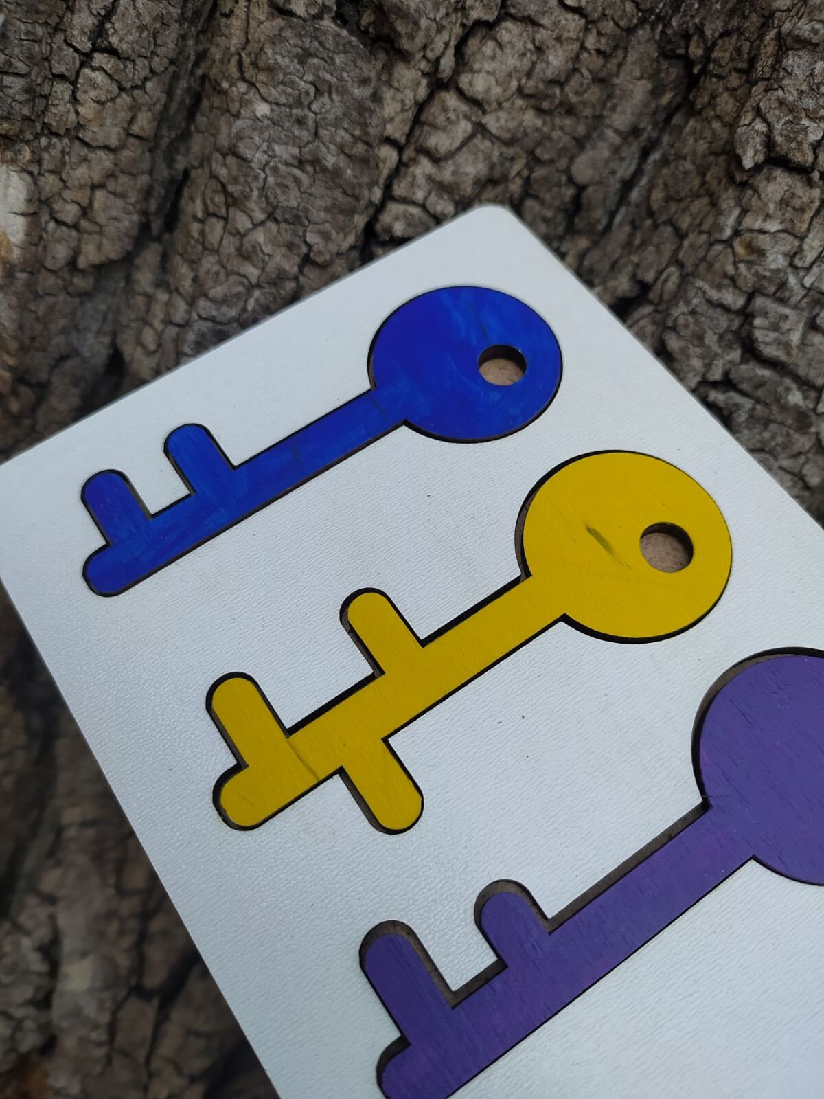 Keys PUZZLE Laser Cut Files DXF, KIDS Laser File Childrens, Laser Cut ...