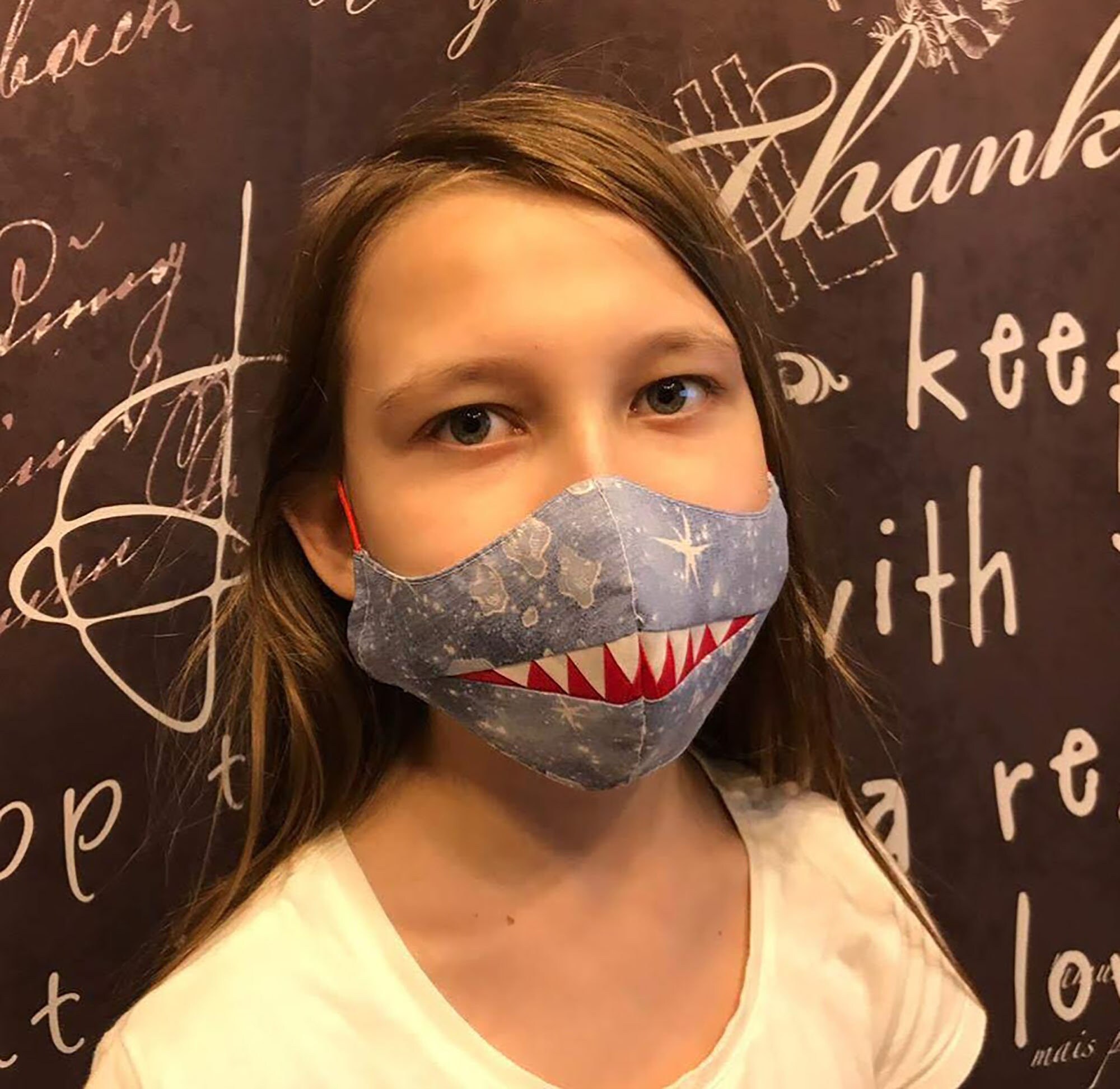 Shark Teeth Mask at Dakota Mcgavin blog