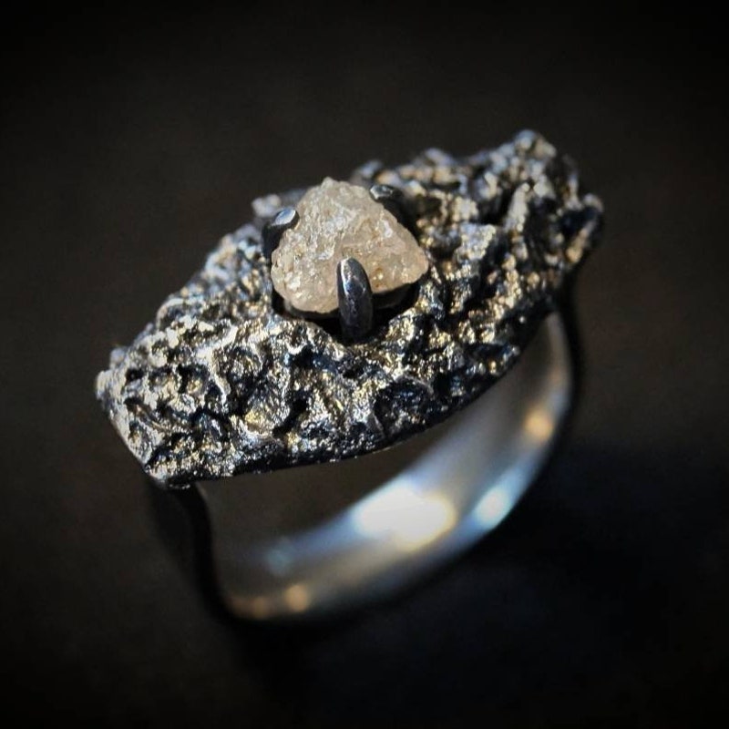 Edgy Engagement Ring - Etsy
