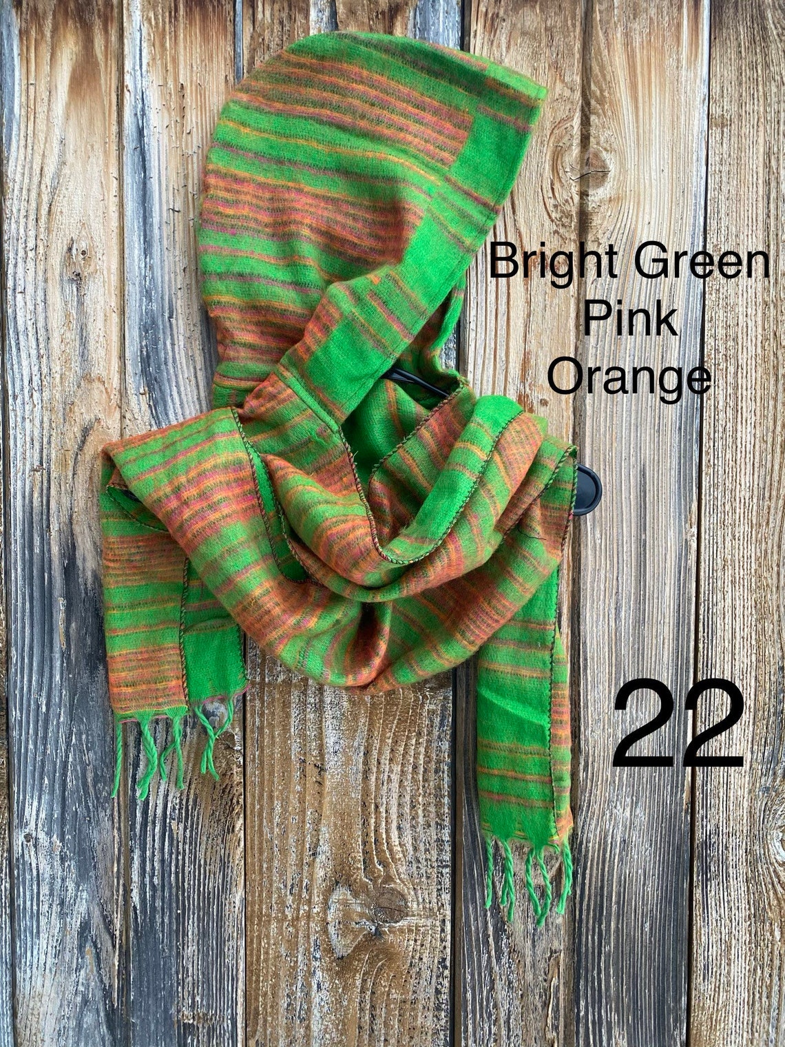 Striped Hooded Scarves | Etsy