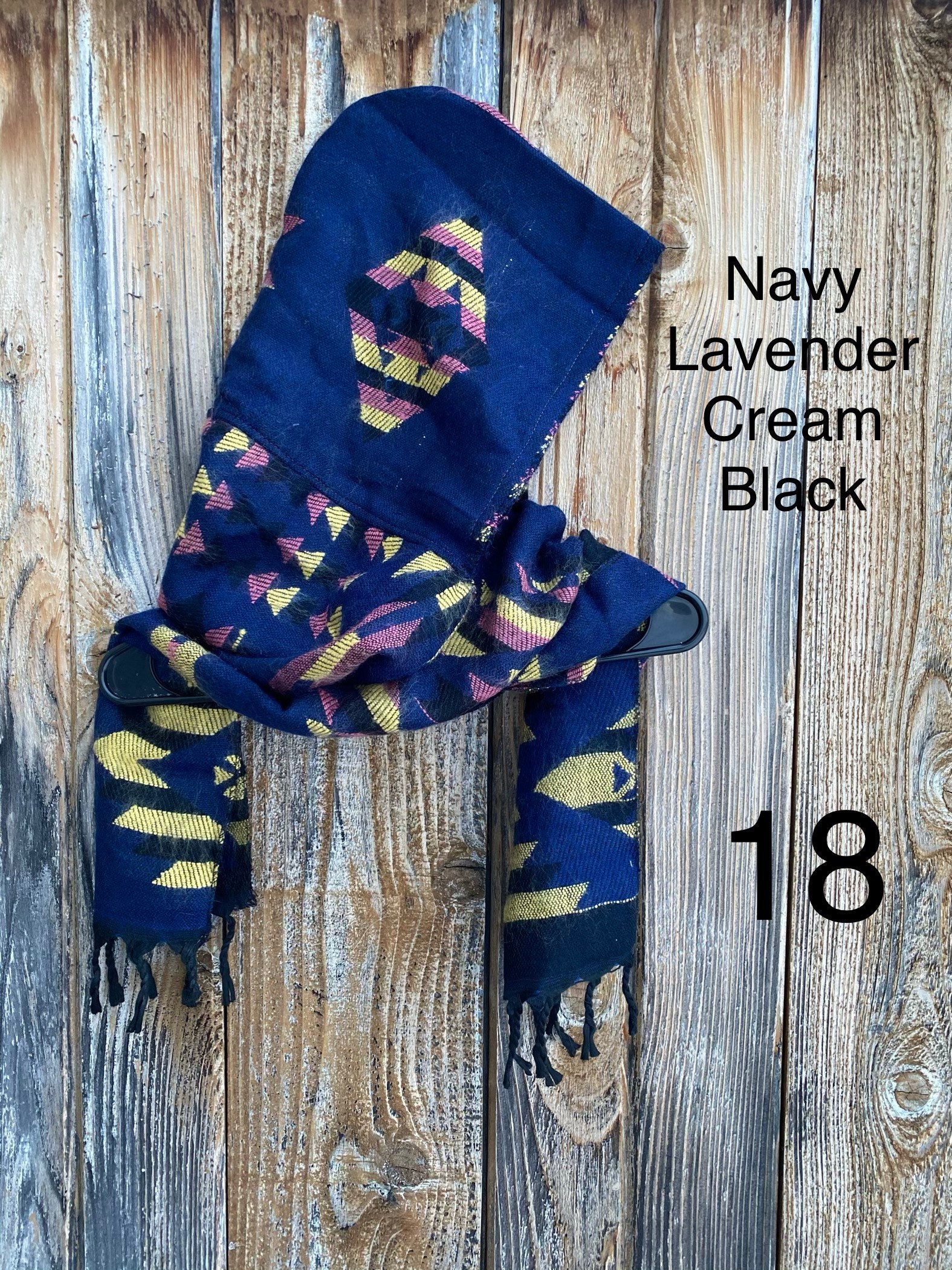 Aztec Hooded Scarves | Etsy