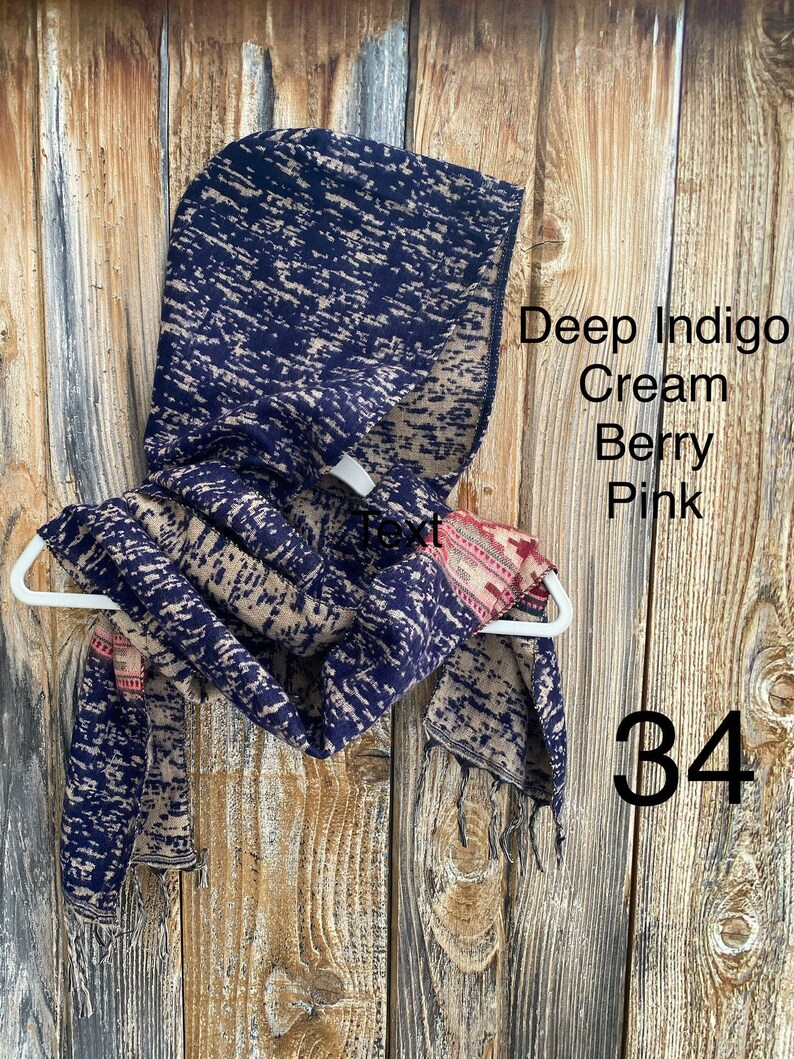 Aztec Hooded Scarves - Etsy