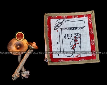 Dance, Musical Instrument/manjira Hand Percussion Metal Brass&iron 2 ...