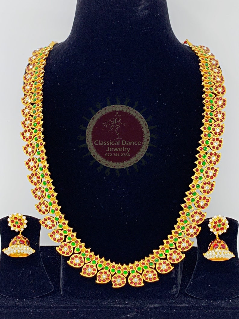 Temple Mango Haram Kemp Indian Jewelry No Pendant | Etsy