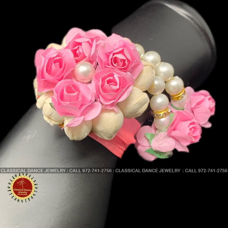 Pink Color Phool Flower Indian Jewelry - Etsy